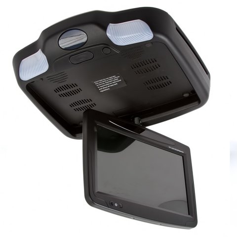 9" Car Flip Down Monitor with DVD Player (Black) - GsmServer